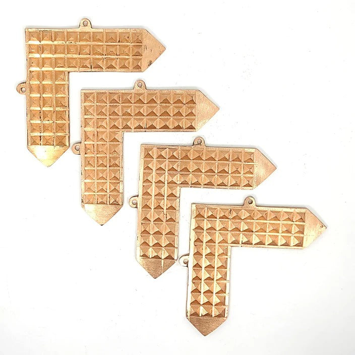 Copper Corner Angle Pyramid Vastu Correction – Parth Vastu Store