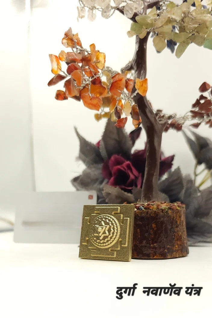 Panchdhatu Shree Durga Navarna Yantra - Spiritual Tool for Meditation ...